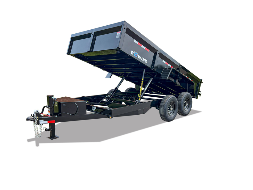 Channel Frame Low Profile Dump Trailer - BWise Trailers