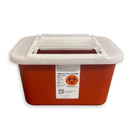 Sharps Container 1 Gal Slide Lid Red, Ea | Dealmed Medical Supplies