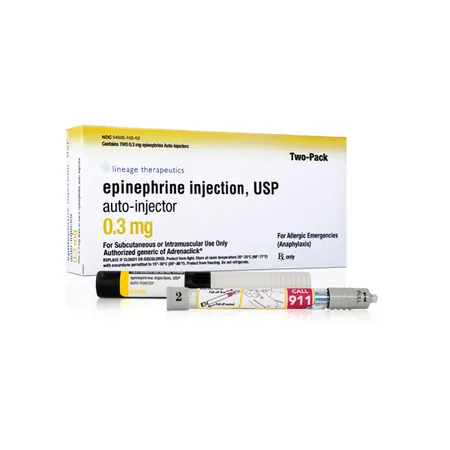Epinephrine Auto-Injector Adult 0.3 mg, 2/Pk | Dealmed Medical Supplies