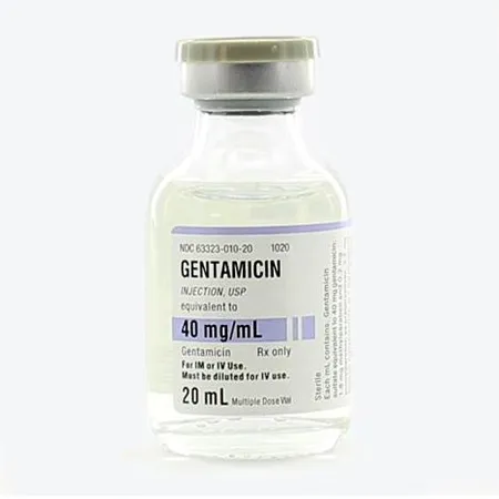 Gentamicin Sulfate Injection 40mg/mL MDV 2mL 25/Package | Dealmed Medical Supplies