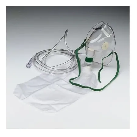 Oxygen Mask Adult Non-Rebreather with Vent, Each | Dealmed Medical Supplies