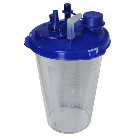 Suction Canister with Locking Lid 1200cc, Ea | Dealmed Medical Supplies