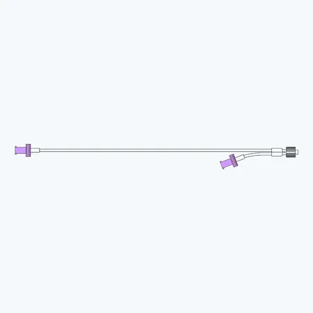 Extension Set Bifurcated without Ports 38" 1.6 mL PV, 50/Box | Dealmed ...