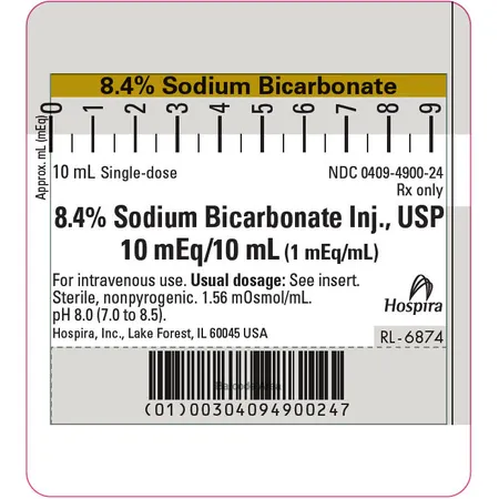 Sodium Bicarbonate 8.4% 10 mL PFS, 10/Bx | Dealmed Medical Supplies