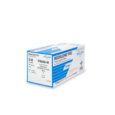 Suture Polypropylene 5-0 Blue Mono 18" YP-3, 12/Bx | Dealmed Medical ...