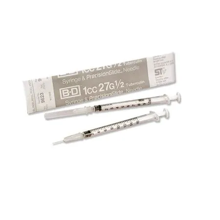 TB Syringe 27G x ½", 100/Bx - 27G x 1/2",Grey,Box of 100 | Dealmed ...