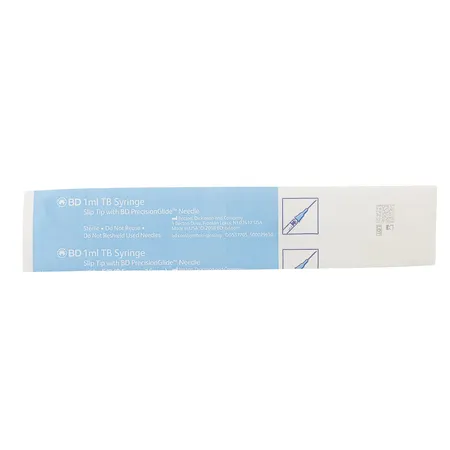 TB Syringe 1 mL 25G x ⅝" Detachable Needle, 100/Bx - 25G x 5/8",Blue ...
