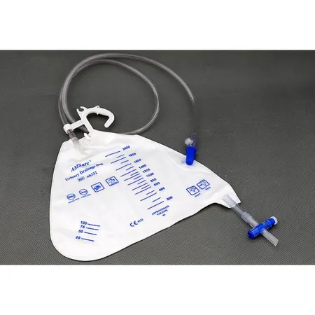 Urinary Drainage Bag 2000 cc Anti Reflux Flutter Valve, Ea | Dealmed ...