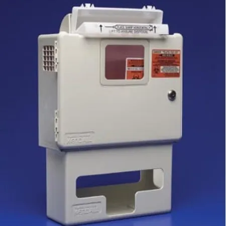 Wall Enclosure 2 & 5 Qt Sharps Containers with Glove Dispenser (8550LG ...