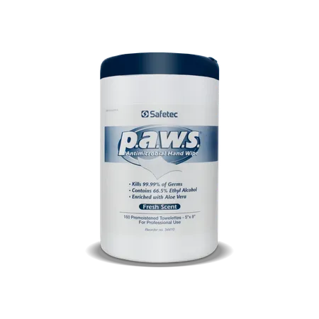 Wipe Antimicrobial 65.9% Ethyl Alcohol Fresh, Paws 160/Tb | Dealmed ...