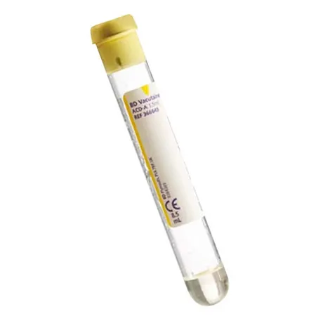 Tube Whole Blood ACD Solution B 13 x 1000 6 mL Yellow, 100/Pk - ACD ...