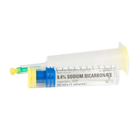 Sodium Bicarbonate 8.4% Injection Syringe 50mL Box 10/Bx | Dealmed Medical Supplies