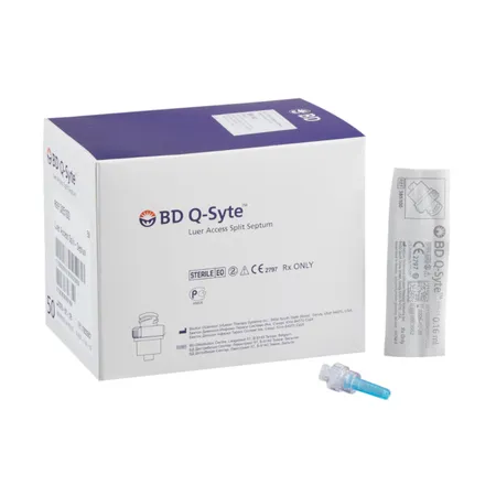 Q-SYTE Luer Access Split Septum, 50/Box | Dealmed Medical Supplies