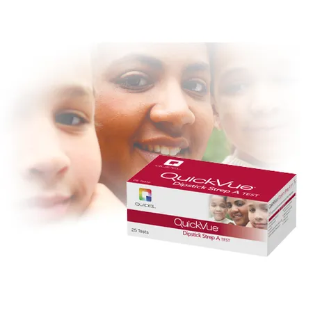 Strep A Test Quickvue Dipstick, 50/Box | Dealmed Medical Supplies