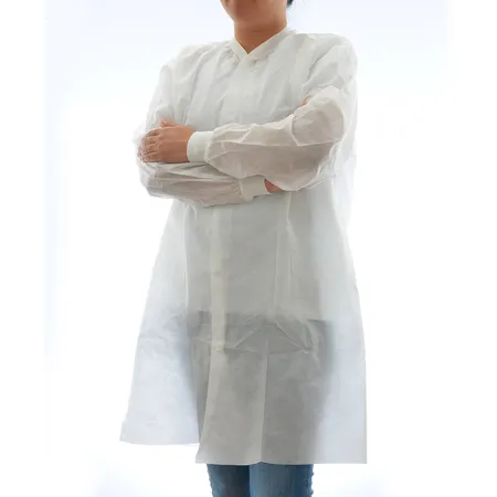 Lab Coat No Pockets SMS White 7XL Disposable, 50/Cs - 7X-Large ...