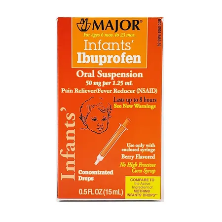 Infants Motrin Children's Motrin Ibuprofen Fever Reducer, Bubblegum