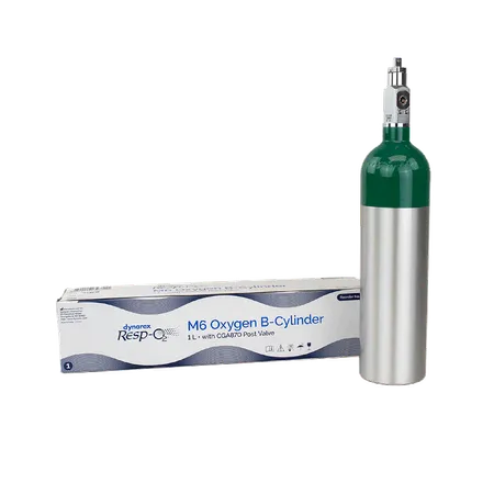 M6 Oxygen B-Cylinder w/ CGA870 Post Valve - 1L,[With Post Valve],B ...