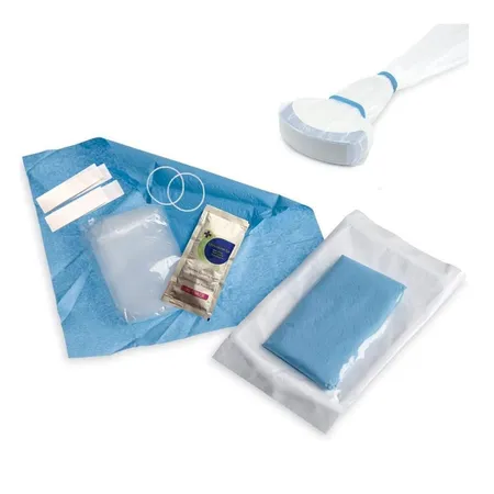 Ultrasound Probe Cover Kit - 20ml of Sterile Gel and 2 Sterile Elastics ...