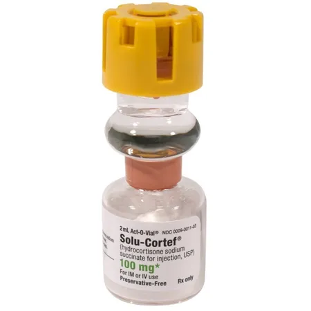 Solu-Cortef 100 mg 2 mL SDV, Ea | Dealmed Medical Supplies