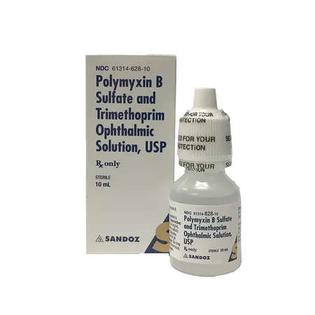 Polymyxin B Sulfate/Trimethoprim (Polytrim) 1% Ophthalmic Solution 10 ...