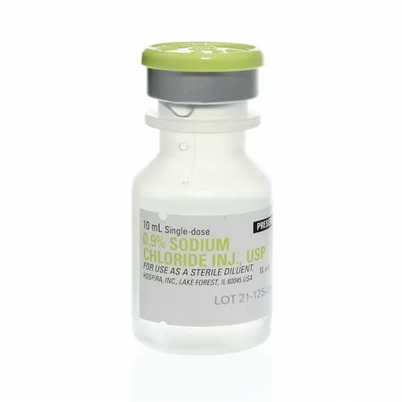 Sodium Chloride Inj 0.9% 10 mL Plastic SDV P/F, 25/Bx | Dealmed Medical ...
