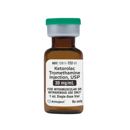 Ketorolac Injection 30mg/mL SDV 1mL 25/Box | Dealmed Medical Supplies