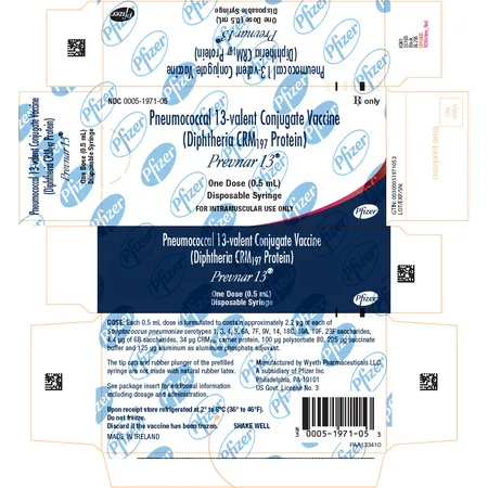 Prevnar 13 Vaccine 0.5 mL PFS, Ea | Dealmed Medical Supplies
