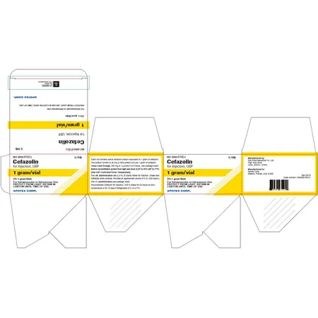 Cefazolin 1 gm 10 mL SDV, 25/Bx | Dealmed Medical Supplies