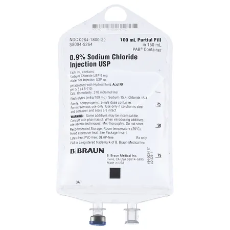 Sodium Chloride Inj 0.9% 100 mL in 150 mL Mini-Bag, Ea | Dealmed ...