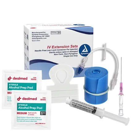 IV Starter Kit, with Veniguard, 20G Introcan Safety Cath, Alcohol ...