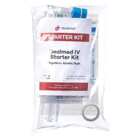 IV Starter Kit, Tegaderm, Alchol, Flush Extension Set, Tape, Bandage ...