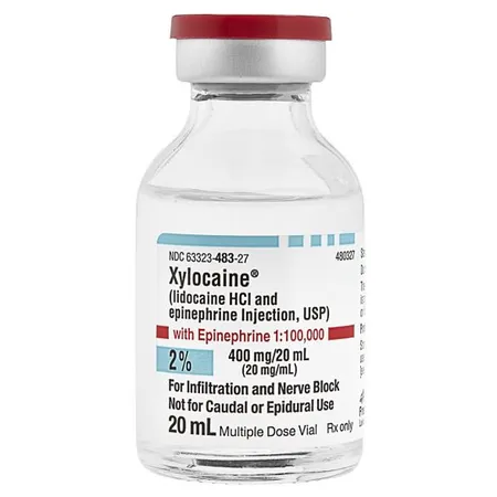 Xylocaine® with Epinephrine Lidocaine HCl / Epinephrine 2% - 1:100,000 ...