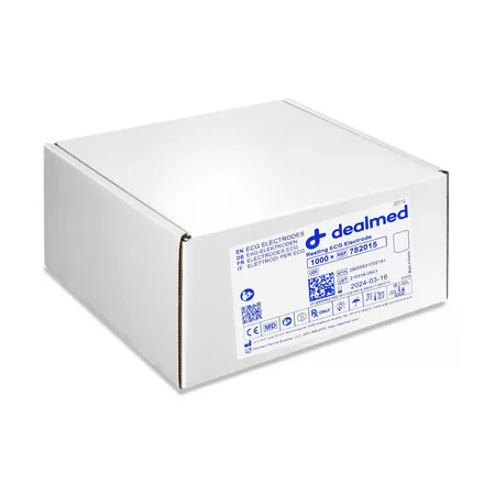 Electrode Tab Resting ECG 21 x 34 mm, 1000/Box | Dealmed Medical Supplies