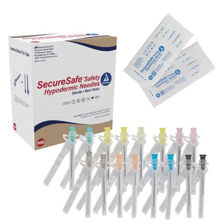 Hypodermic Needle Safety 22G x 1", 100/Bx - 22G x 1" | Dealmed Medical ...