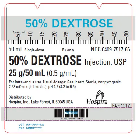 Dextrose 50% 25 g/50 mL 0.5 g/mL 50 mL SDV, 25/Bx | Dealmed Medical ...
