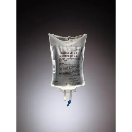 Plasma-Lyte A Injection pH 7.4 500 mL Bag, 24/Cs | Dealmed Medical Supplies