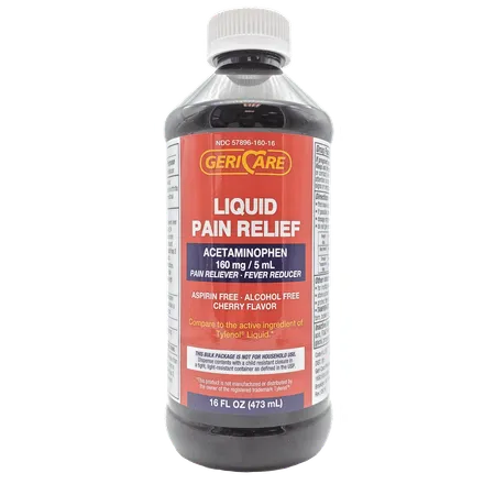 Acetaminophen Child 160 mg/ 5 mL 16 oz, Ea | Dealmed Medical Supplies