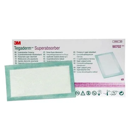 Dressing Tegaderm Superabsorber 4" x 8" 10/Bx, 5/Cs | Dealmed Medical ...