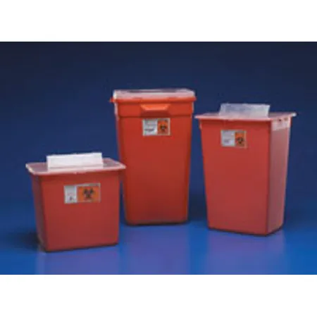 Sharps Container 10 Gal Slide Lid Red, Ea | Dealmed Medical Supplies