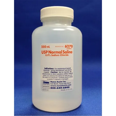 Normal Saline 250 mL Screw Top Container, 24/Case - [Normal Saline],250 ...