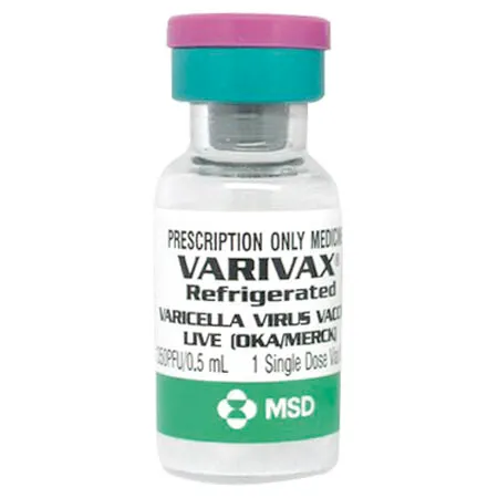 Varivax Varicella Virus Vaccine 0.5 mL SDV, 10/Bx | Dealmed Medical ...
