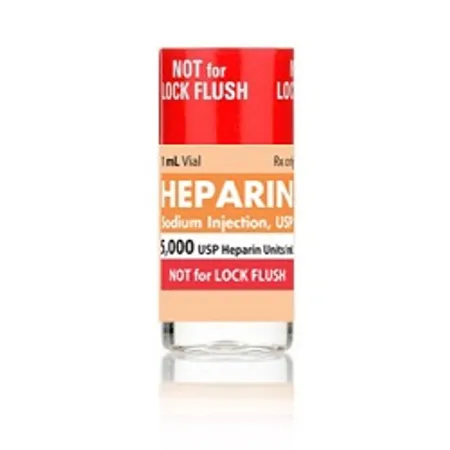 Heparin Sodium 5,000 Units/mL 1 mL SDV, 25/Bx | Dealmed Medical Supplies