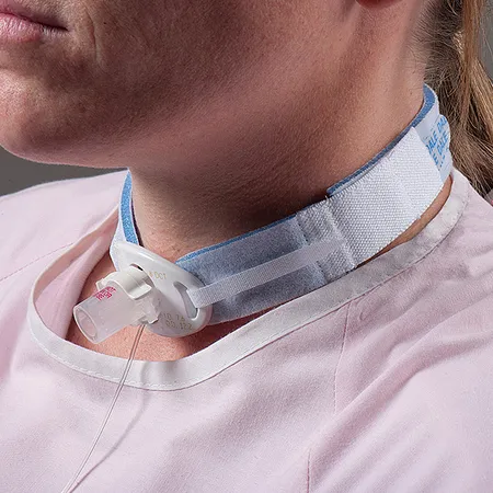 Tracheostomy Tube Holder Blue, 10/Bx | Dealmed Medical Supplies