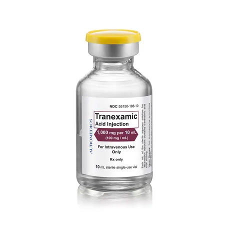 Tranexamic Acid 100 mg/mL 1000 mg/10 mL 10 mL SDV, 10/Bx | Dealmed Medical Supplies