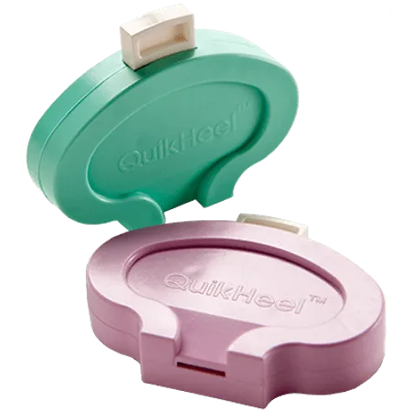 Lancet QuikHeel Infant 1.0 mm x 2 .5mm Incision Teal, 50/Bx | Dealmed ...