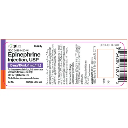 Epinephrine , MDV, 1MG/ML 10ML Vial Ea | Dealmed Medical Supplies