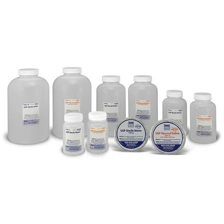Normal Saline Sterile 120 mL Foil Lid Container, 48/Cs | Dealmed ...
