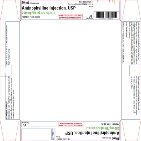 Aminophylline 250 mg/10 mL 25 mg/mL 10 mL SDV, 25/Bx | Dealmed Medical ...