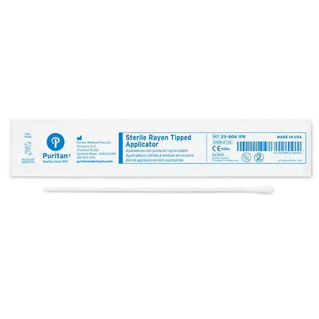 Applicator Rayon Tip Sterile 6" Polystyrene 1's, 100/Bx | Dealmed ...