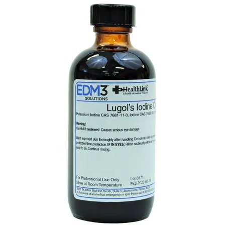 Lugol's Iodine Solution, Stain, 16 oz | Dealmed Medical Supplies